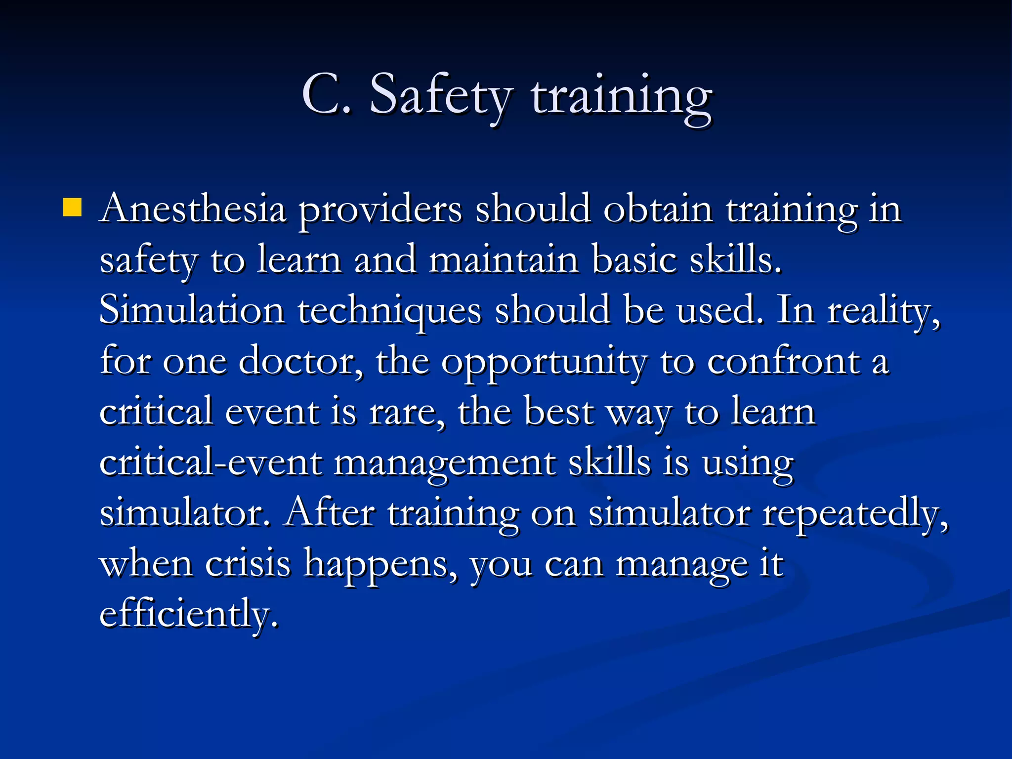 2 safety in anesthesia | PPT