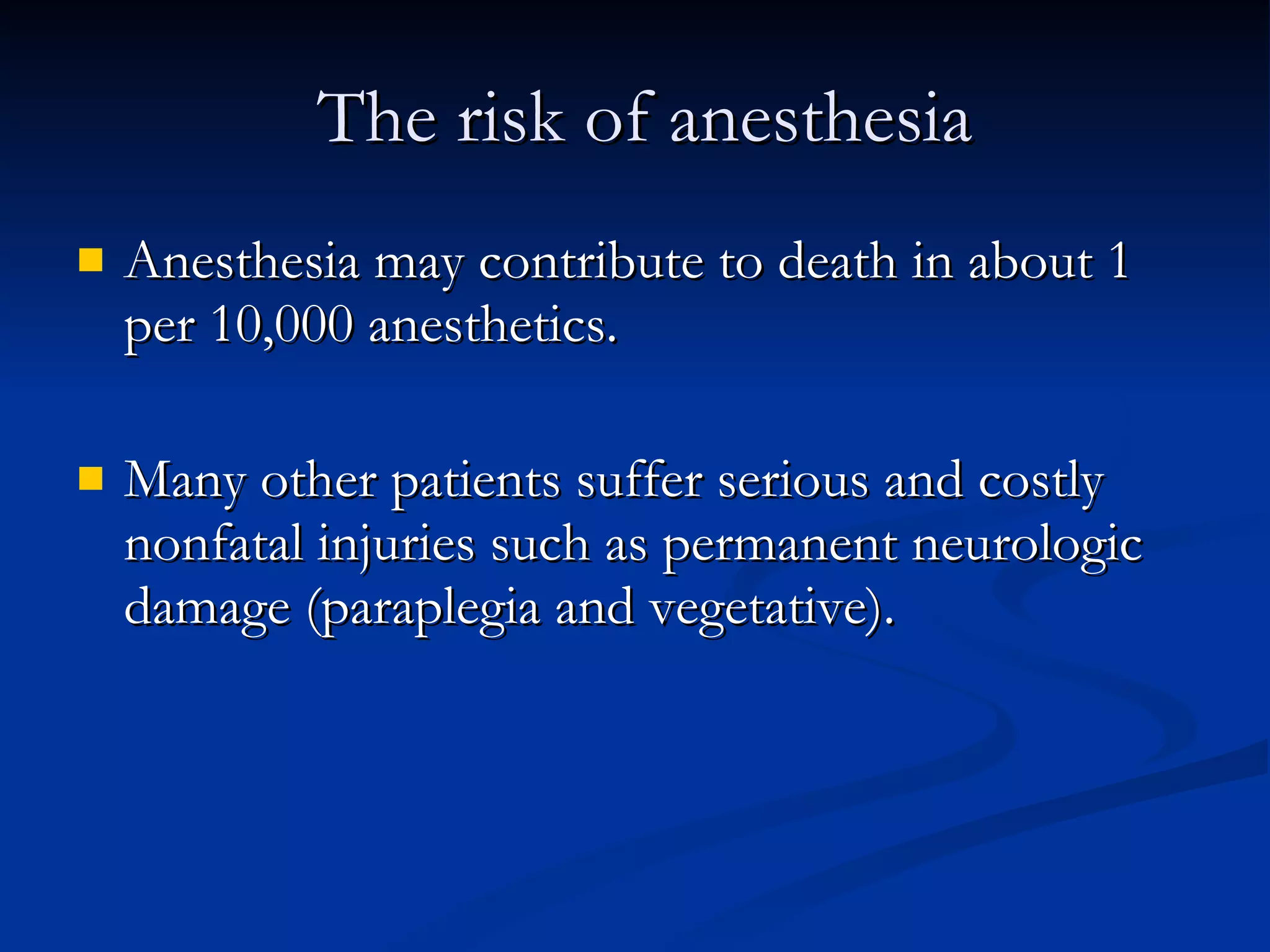 2 safety in anesthesia | PPT