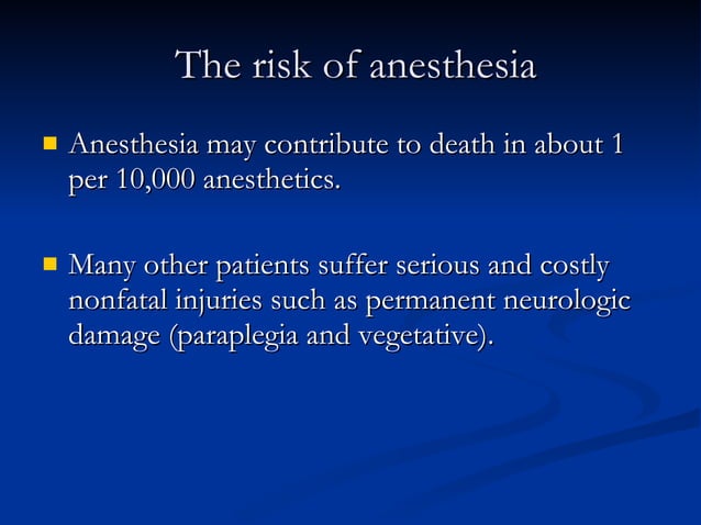 2 safety in anesthesia | PPT