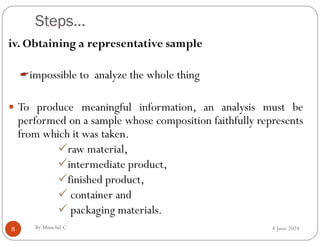 2 Sample Preparation for Analysis.pdf anaalysis one | PDF