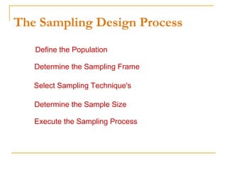 2 sampling design | PPT