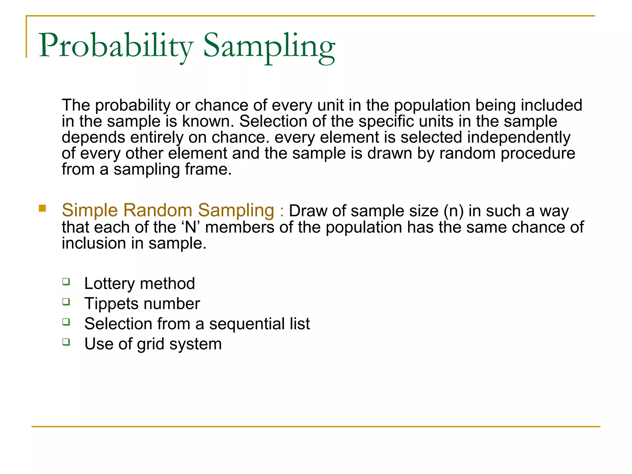 2 sampling design (1) | PPT