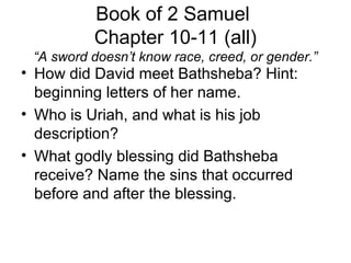 David and Bathsheba | PPT | Christianity | Religion & Spirituality
