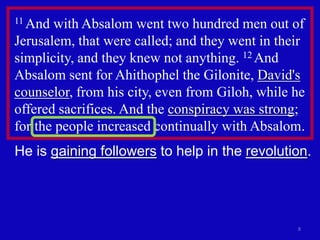 2 samuel 15a the king shall return | PPTX