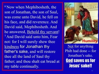 2 samuel 9a mephibosheth | PPTX