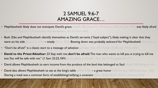 David's Lovingkindness | 2 Samuel Bible Study | PDF
