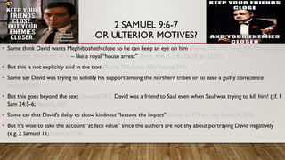 David's Lovingkindness | 2 Samuel Bible Study | PDF