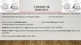 David's Lovingkindness | 2 Samuel Bible Study | PDF
