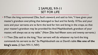David's Lovingkindness | 2 Samuel Bible Study | PDF