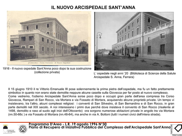 L'Arcispedale S. Anna: i conventi | PPT