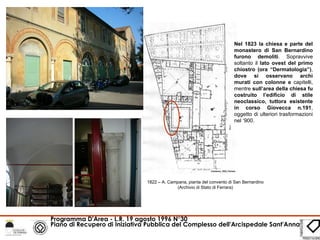 L'Arcispedale S. Anna: i conventi | PPT