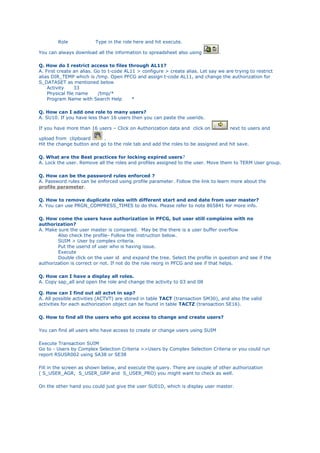 sap security interview_questions | DOC