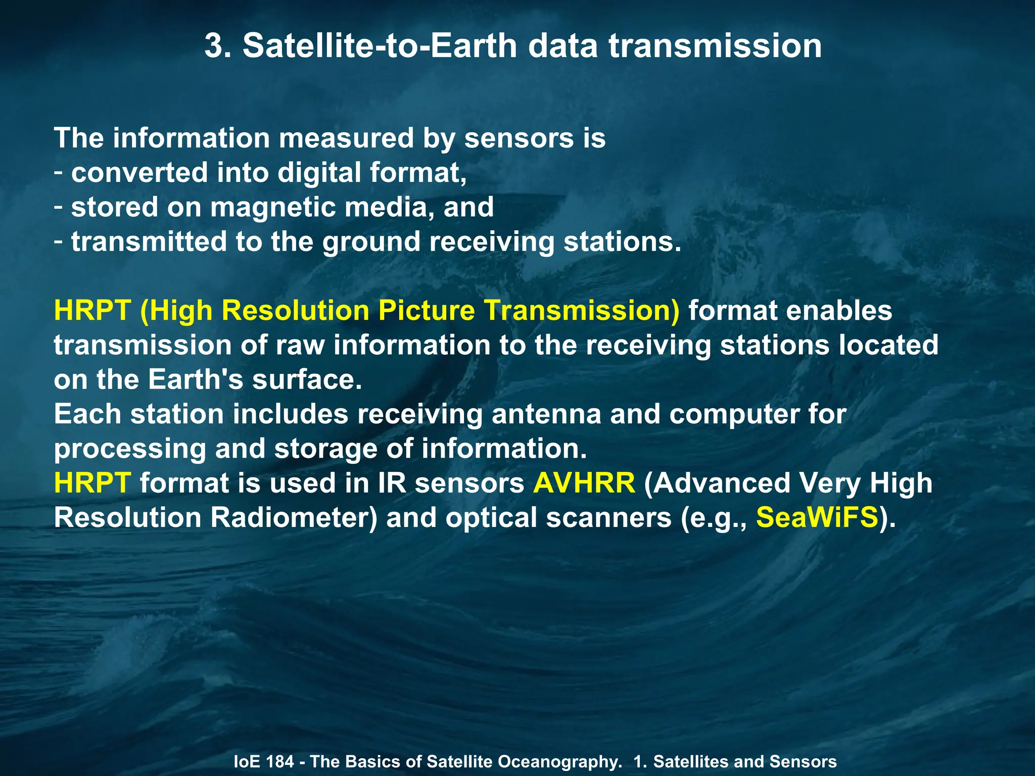 2ـ Satellites and Sensors remote senisng | PPT