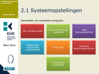 CC1 - 2 schema van de computer | PPT