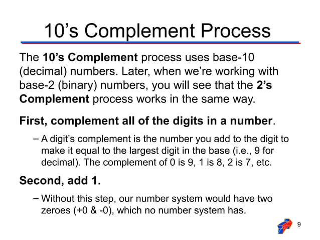 2s complement arithmetic | PPT | Technology & Computing