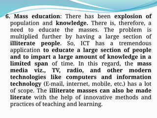 Presentation on SCOPE OF ICT IN EDUCATION.pptx
