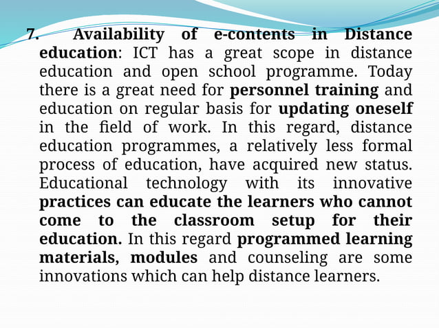 Presentation on SCOPE OF ICT IN EDUCATION.pptx