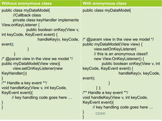 Encapsulation anonymous class | PPT