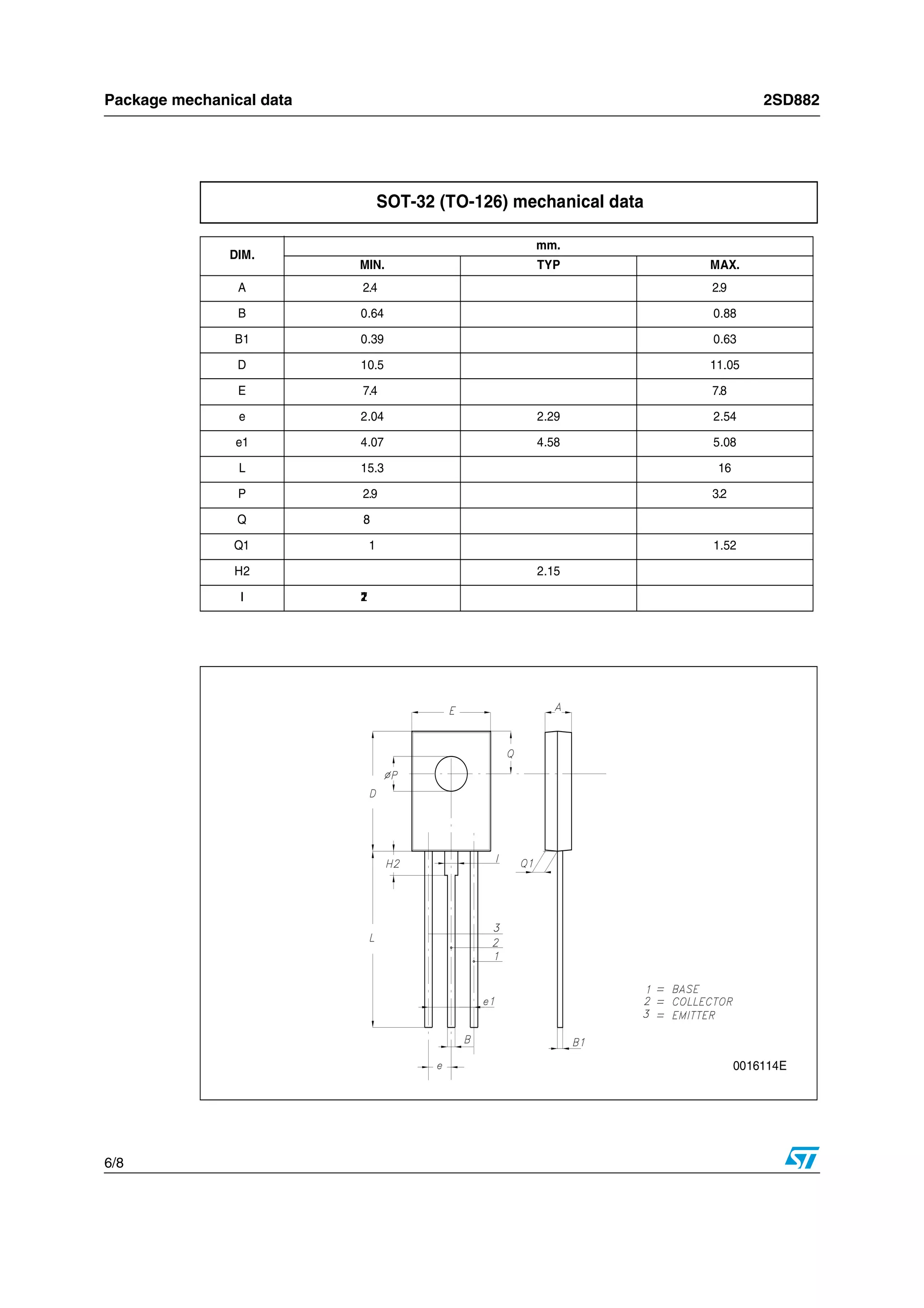 Original Transistor NPN D882 2SD882 3A 40V TO-126 New | PDF