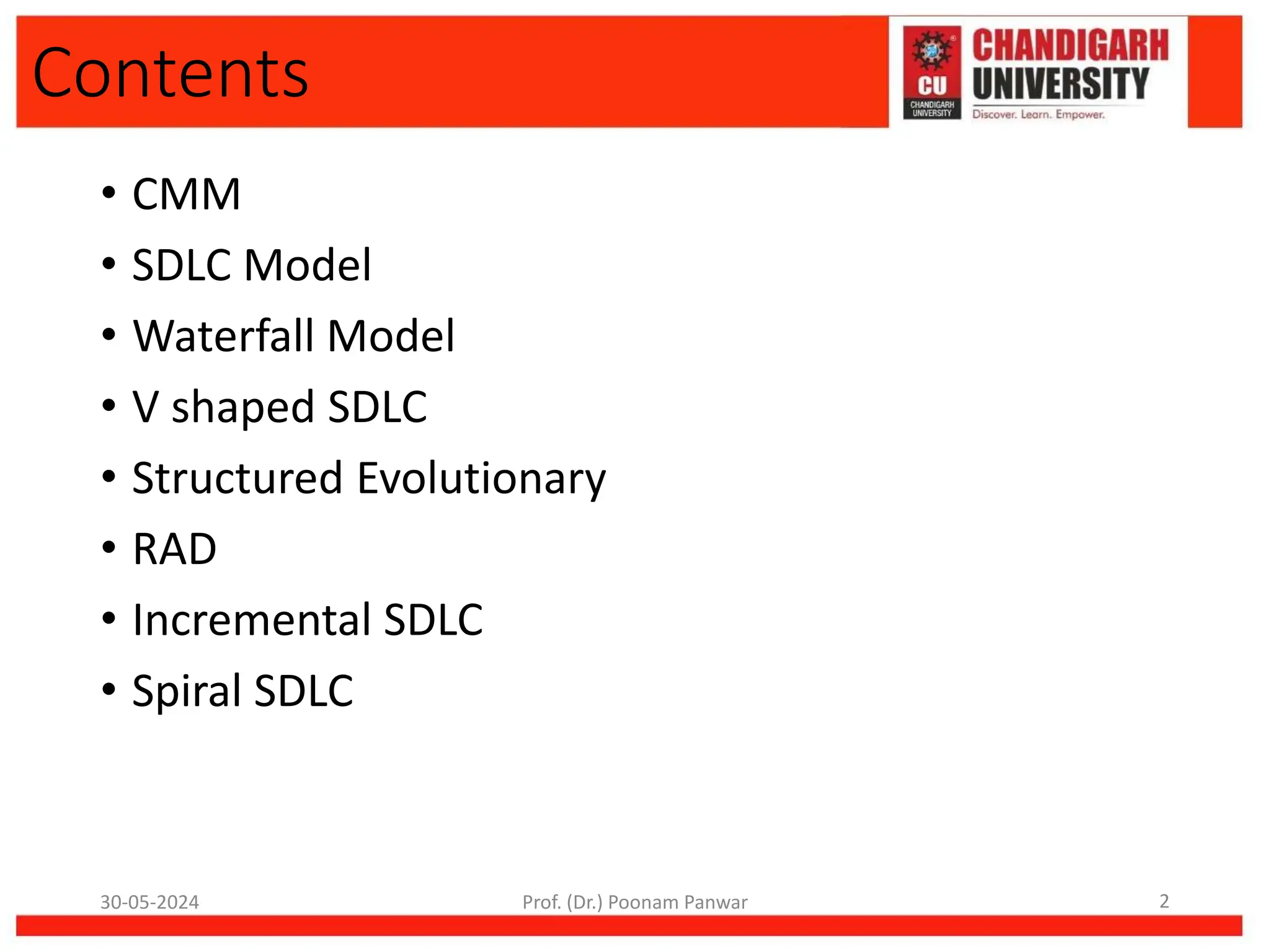 Software Development Life Cycle Models (SDLC) | PPT