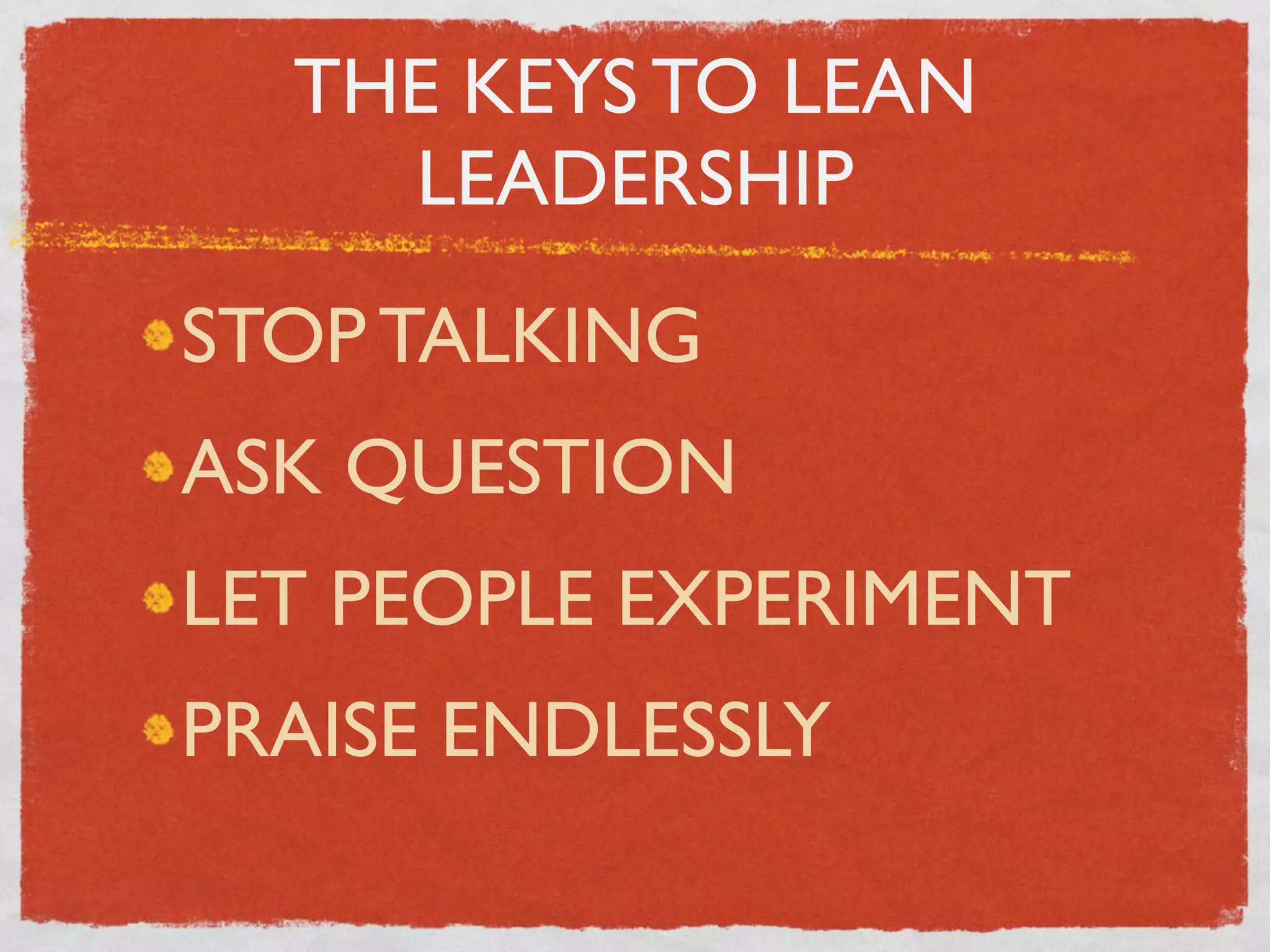 TAG Luncheon: Lean: FastCap Style | PPT
