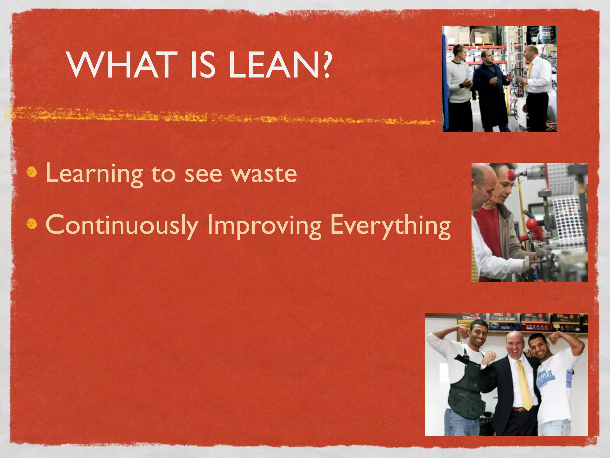 TAG Luncheon: Lean: FastCap Style | PPT