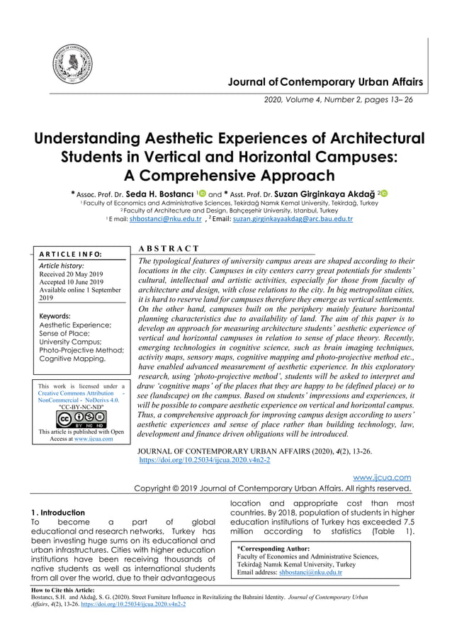 Understanding Aesthetic Experiences of Architectural Students in ...
