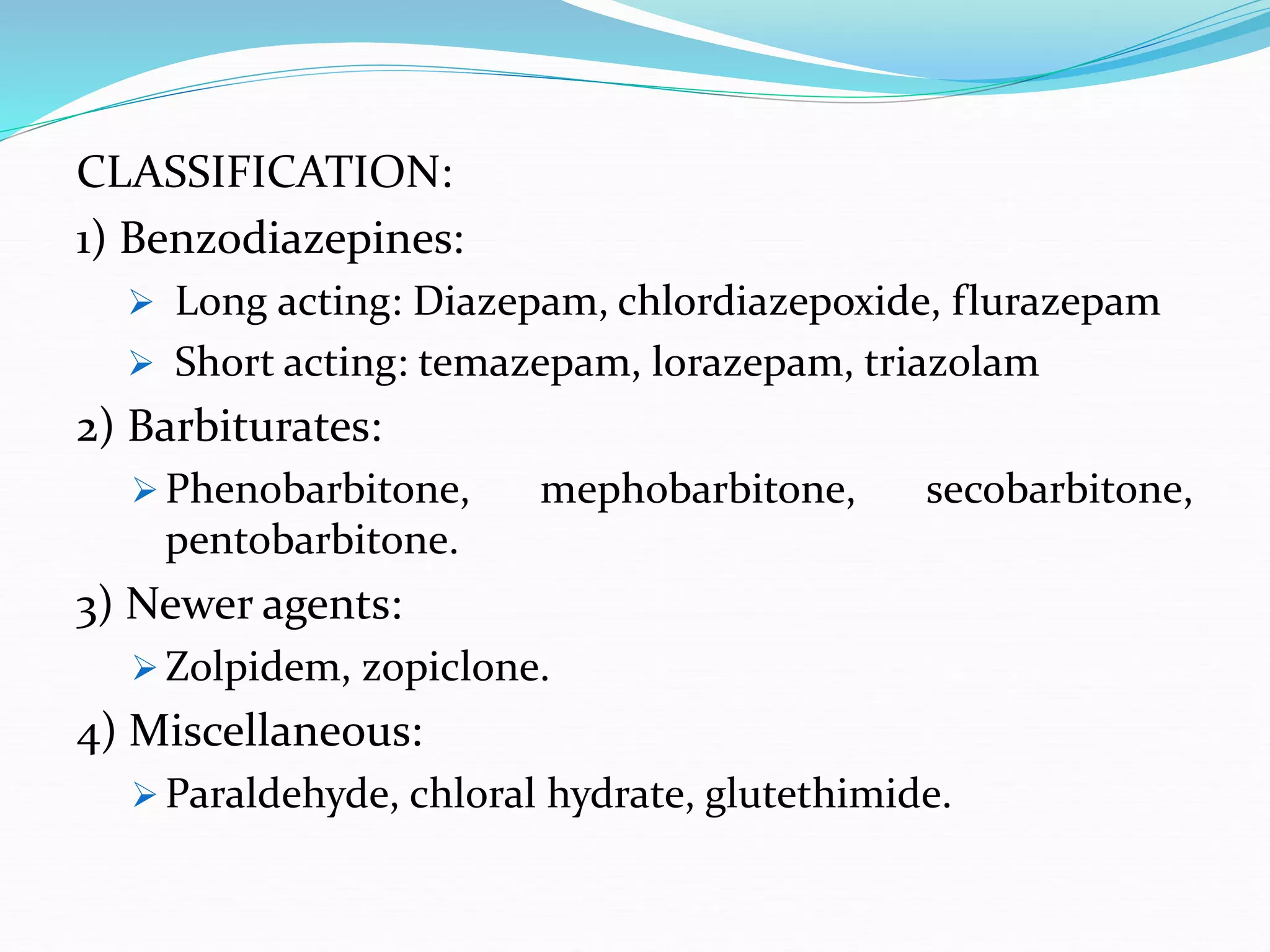 2) SEDATIVES HYPNOTICS AND PHARMACOTHERAPY OF SLEEP DISORDERS.ppt