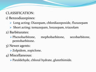 2) SEDATIVES HYPNOTICS AND PHARMACOTHERAPY OF SLEEP DISORDERS.ppt