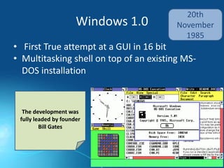 Evolution of Windows | PPTX