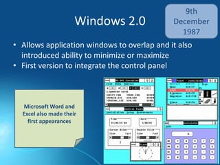 Evolution of Windows | PPTX