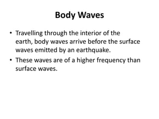 Surface Waves Definition
