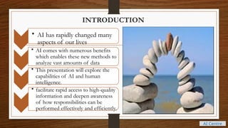 2 SENSITIZATION DAY 1 AI AND HUMAN INTELLIGENCE STRENGTH AND WEAKNESSES ...