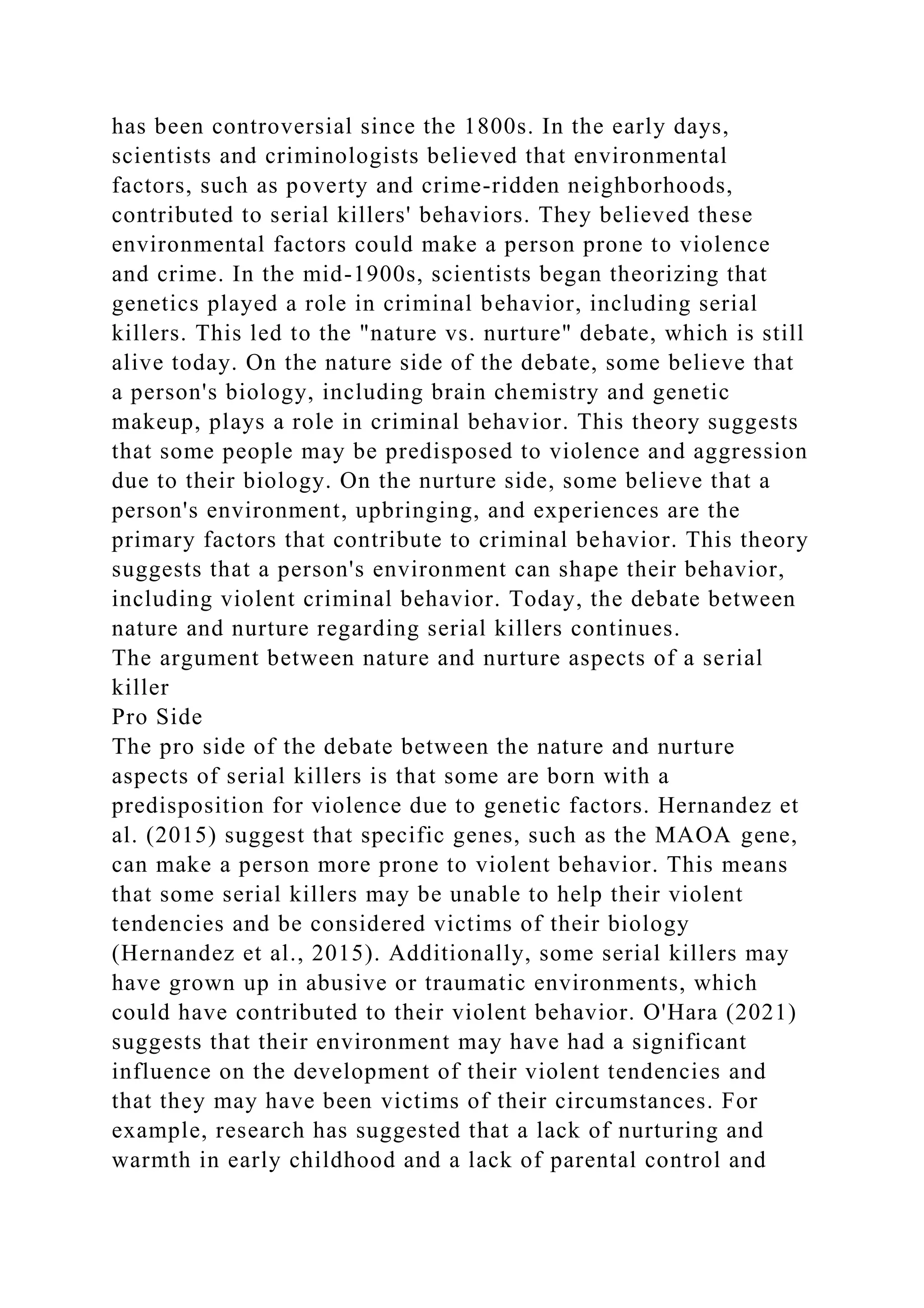 2Serial Killer Nature vs. NurtureStudents Name.docx