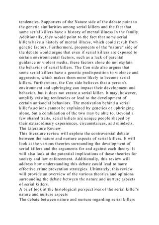 2Serial Killer Nature vs. NurtureStudents Name.docx