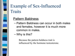 Sex influenced Traits | PPT