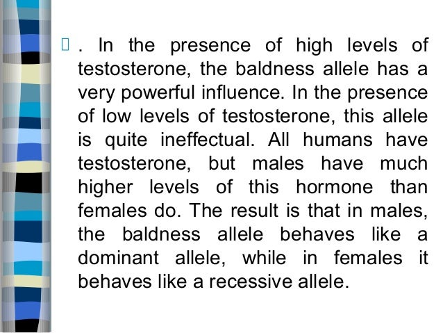 Sex Influenced Traits