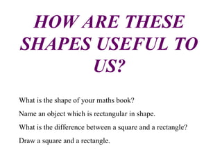 Shapes and Angles for students to see and learn | PPT