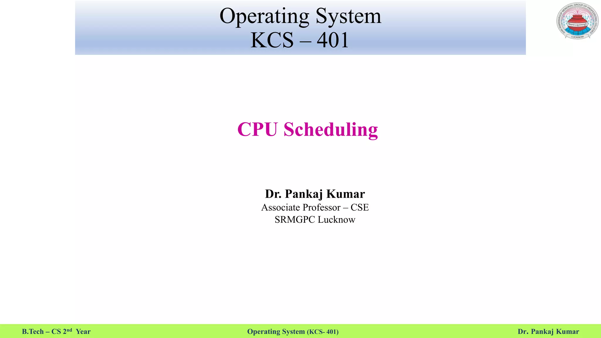 Operating System Sheduling | PDF