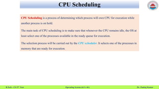 Operating System Sheduling | PDF