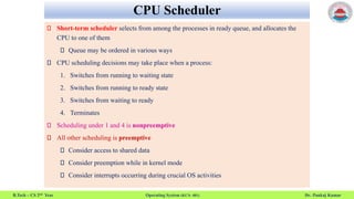 Operating System Sheduling | PDF