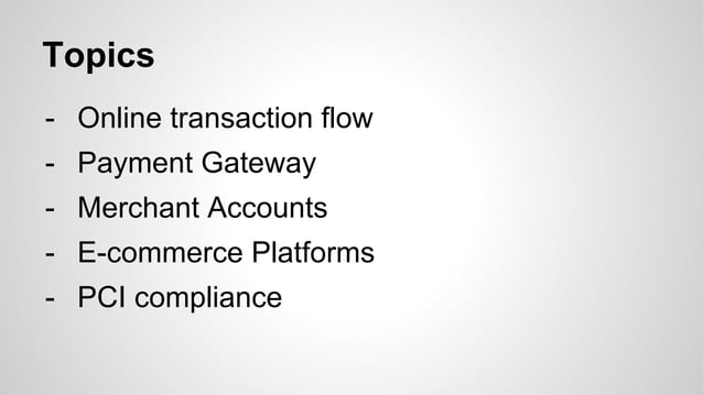 E commerce overview | PPT
