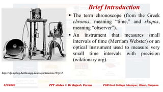 Chronoscope (Simple reaction time) | PPTX