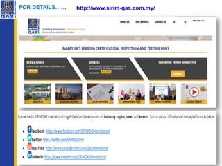 SIRIM Testing and Certification on Electrical Cable Testing | PDF