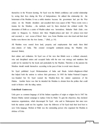2 sir syed ahmad khan and his contributions | DOCX