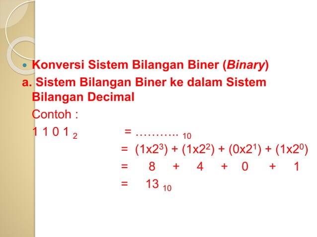 sistem bilangan | PPTX