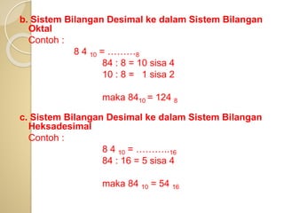 sistem bilangan | PPTX
