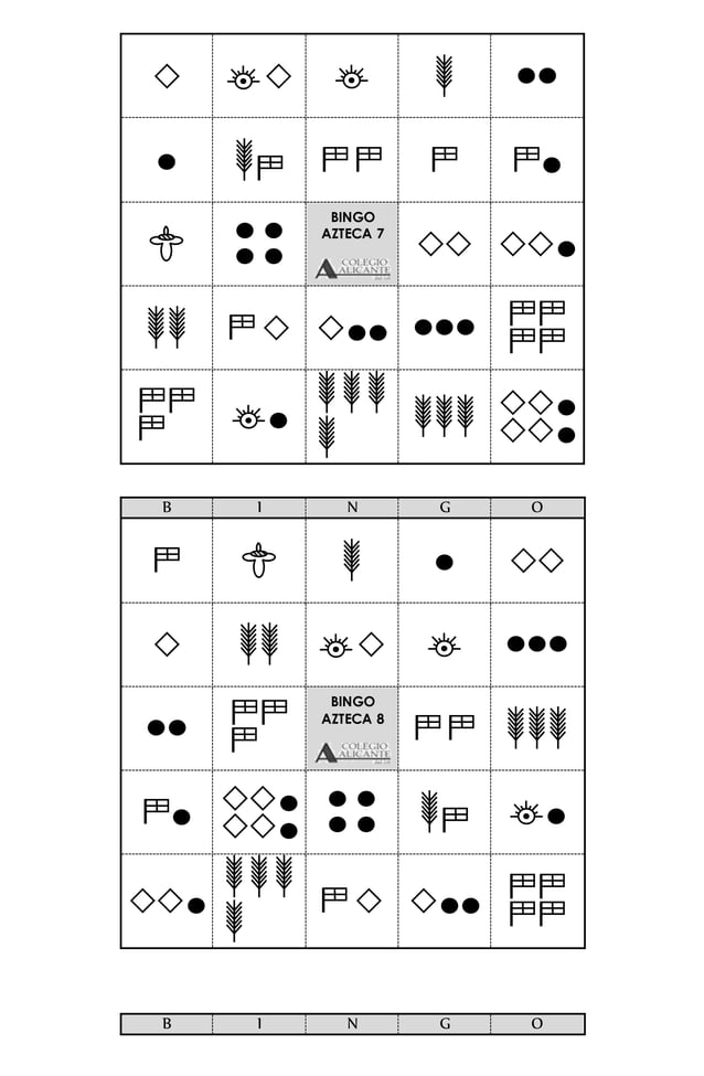 Sistema de numeración vigesimal azteca | DOCX | Casinos & Gambling ...