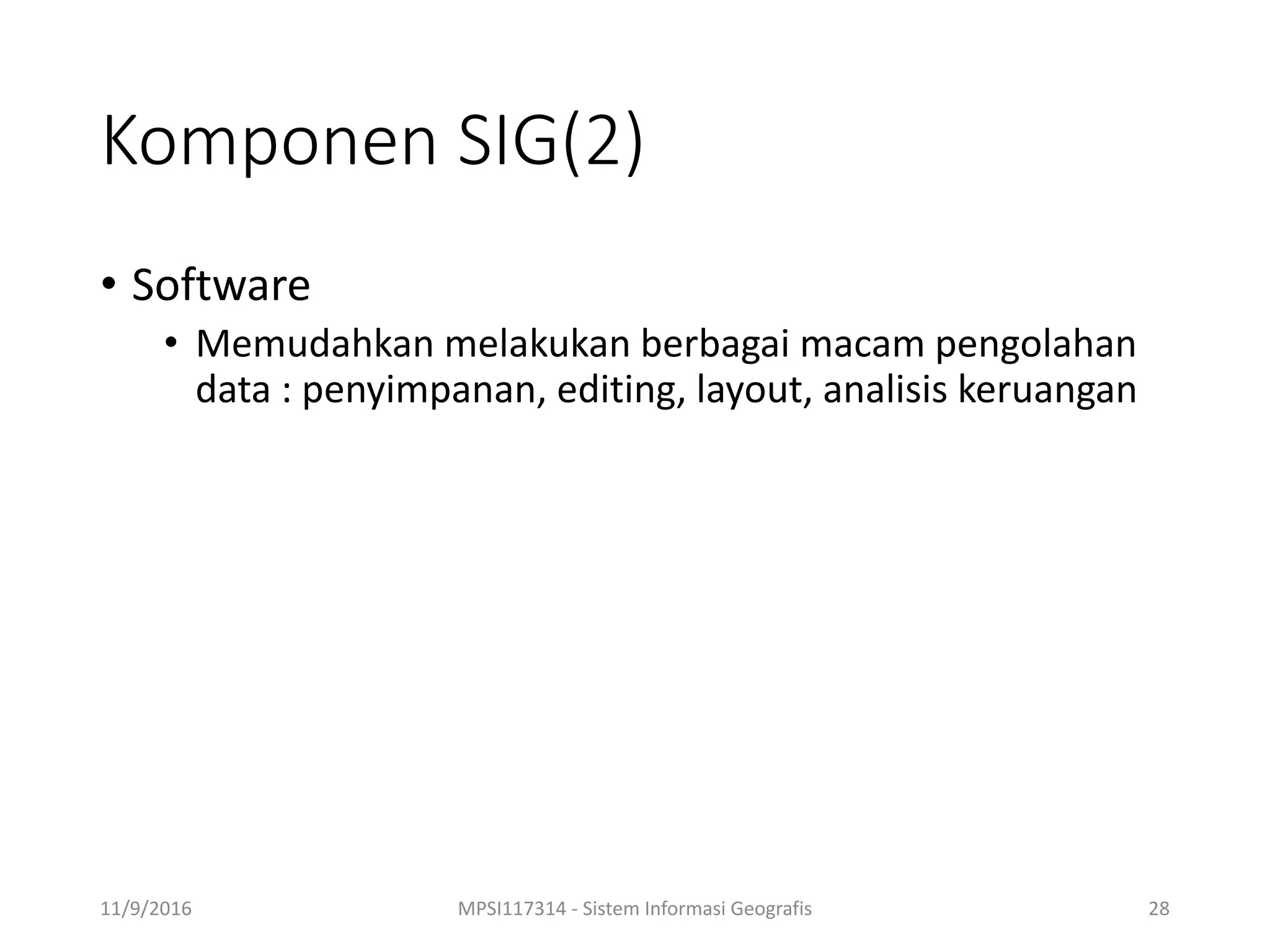 Sistem Informasi Geografis | PDF