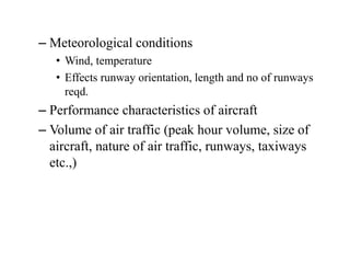 Factors in Airport site selection PART-2 | PPTX